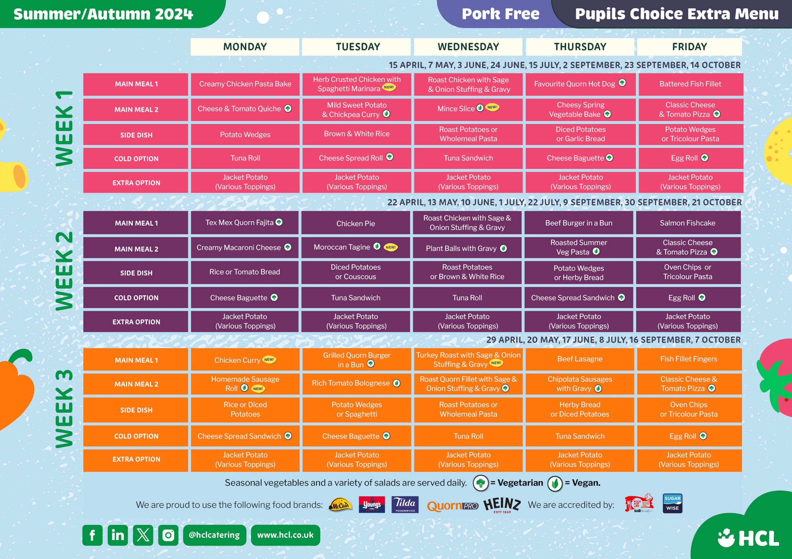Hazelwood Schools - School Meals & Lunches